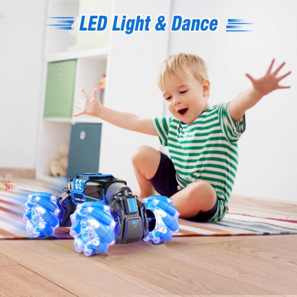 Gesture Remote Control Car 4WD 2.4GHz Double Sided 360°Rotating ...